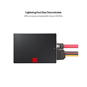 Inateck SATA Data Cable and SATA Power Splitter Cable,ST1003