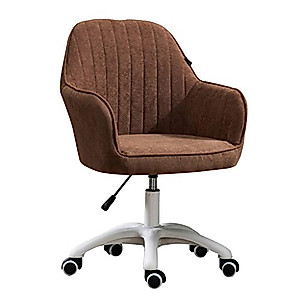 Chair Desk Chair Swivel Ergonomic Office Chair Ergonomic Office Chair, Computer Desk Chair, Swivel and Rocking Task Chair with Strong Shield Type Lumbar Support, Height Adjustable Mid-Back Chair with