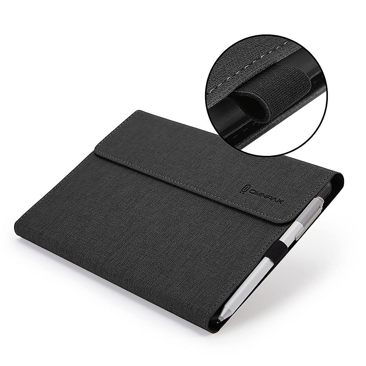 Omnpak Protective Case for Surface Go 4 2023/Go 3 2021/Go 2 2020/Go 2018 with Stylus Holder, Multiple Angle Slim Lightweight Cover, Compatible with Type Cover Keyboard（Keyboard Not Included）
