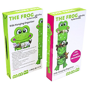 Bennet & Bradley Hanging Toy Storage | Kids Hanging Toy Storage |Closet Organizer for Baby Clothes, Stuffed Animal Storage 100% Guarantee | Includes Bonus & Luxury Gift Box