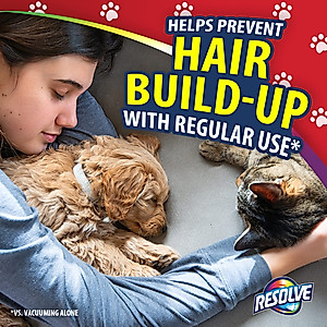 Resolve Pet Hair Eliminator Carpet Cleaner & Vacuum booster, 18 Oz