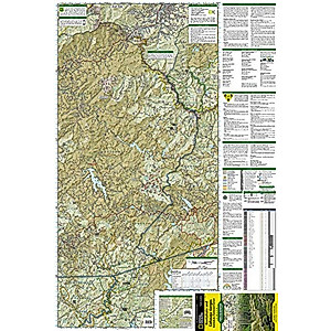 Nantahala and Cullasaja Gorges Map [Nantahala National Forest] (National Geographic Trails Illustrated Map, 785)
