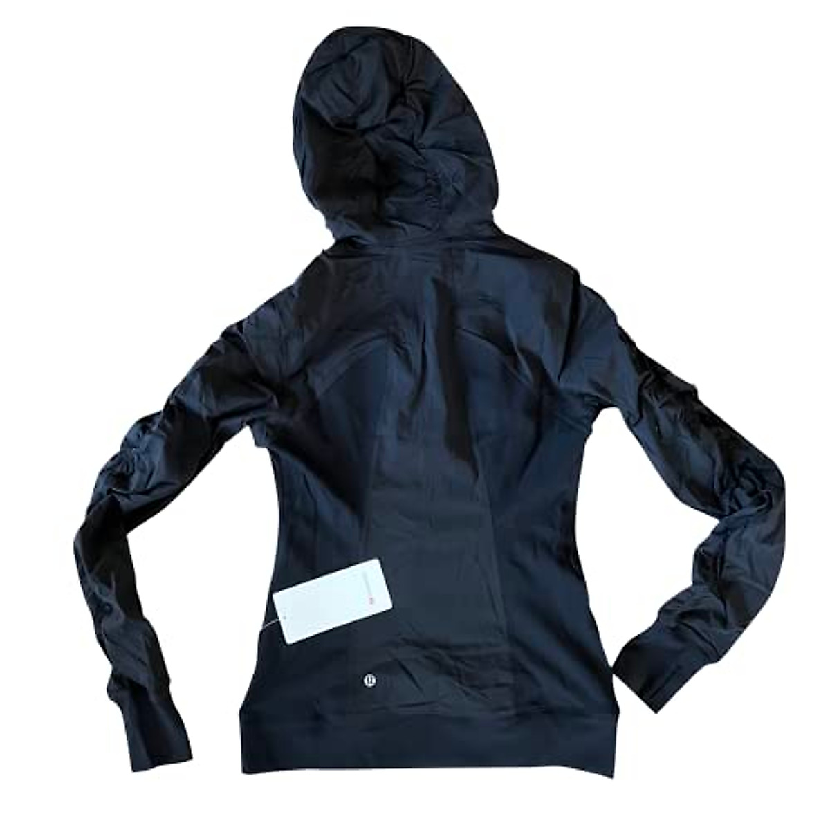 Lululemon Athletica Women's Hoodie Reversible Dance Studio Jacket Full Zip Size 8 Slim Fit Hoody (Black - BLK)