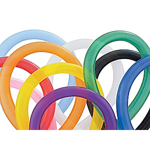 Qualatex 160Q Traditional Assortment, Biodegradable Latex Balloons, 100 Count per pack (1-Pack)