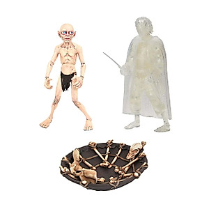 Diamond Select Toys San Diego Comic-Con 2021 Exclusive The Lord of The Rings: Frodo & Gollum Deluxe Action Figure Box Set, Multicolor
