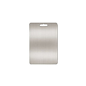 GULRUH Wood Cutting Boards for Kitchen, Stainless Steel Cutting Board Fruit Vegetable Meat Cutting Board Easy to Clean Cutting Board Practical Kitchen Tool Durable and Non-Greasy Kitchen Tool (Size :