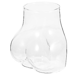 Creative Body Shape Wine Glasses Butt Cocktail Glass Cup Goblet Drink Glasses Novelty Party Shot Glass for Bar Hen Bachelor Birthday Party Decoration