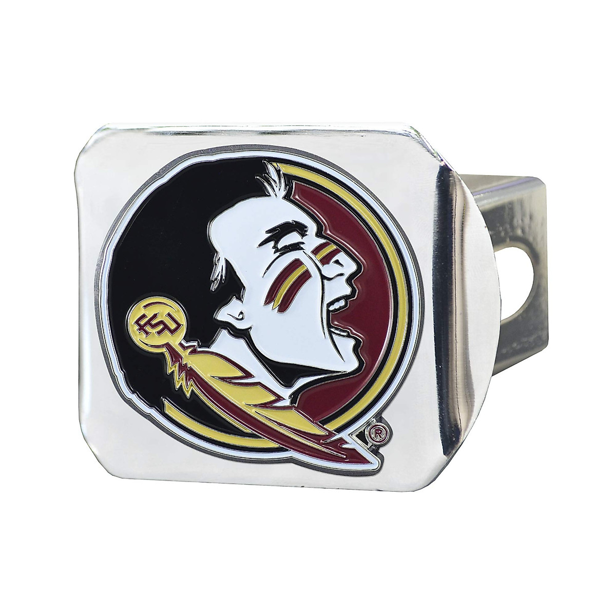 Florida State Seminoles 3D Color Emblem Chrome Hitch Cover