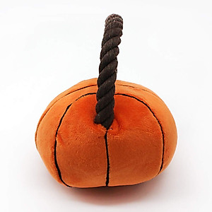 Cotton Rope Basketball Football Plush Doll Chewing Toy,Chewable Squeaky Toy for Pet Dog Cats - Baseball/Basketball/Football/Rugby