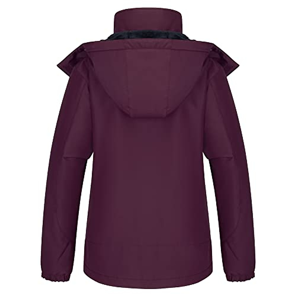 CAMEL CROWN Women's Warm Winter Ski Jackets Waterproof Snow Coat with Hood Mountain Windproof Rain Jacket