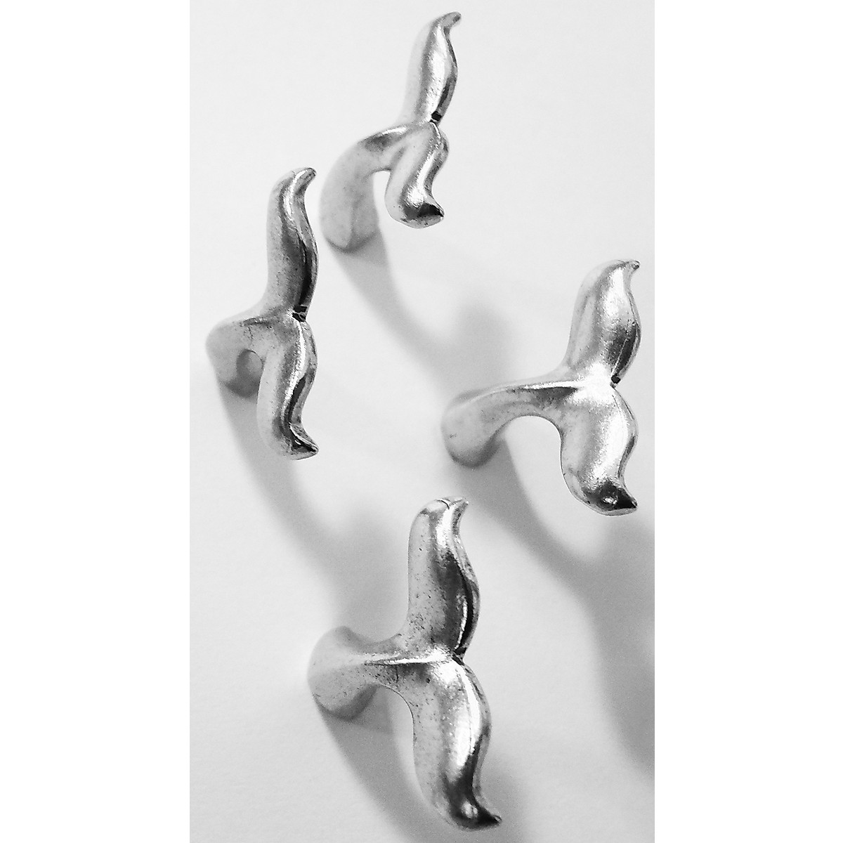 Decorative Whales Tail Push PIN 9PC Set T-556AS