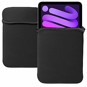 G-HUB - Reversible Neoprene Sleeve for iPAD MINI & iPAD MINI 2 - Cover is BLACK on the outside (or RED when reversed) - Designed by G-Hub specifically for use with the Apple iPad Mini and iPad Mini 2