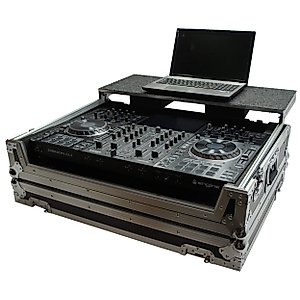 Harmony Audio HCMCX9000LT Flight Glide Laptop Stand DJ Custom Case Compatible with Denon Prime 4