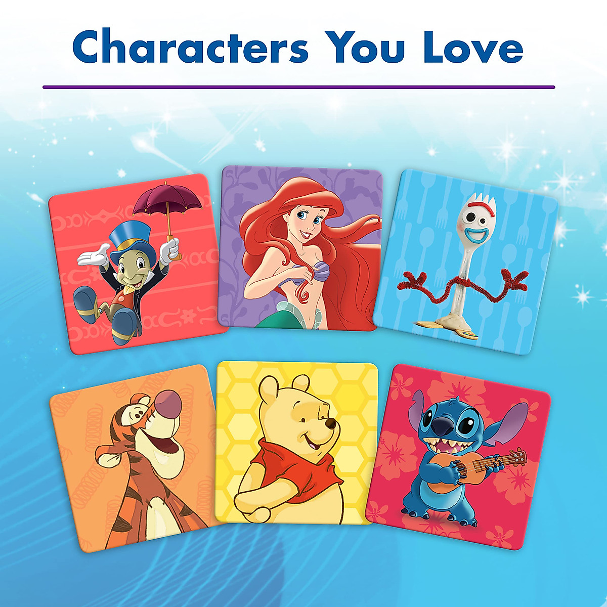 Wonder Forge Disney Classic Characters Matching Game | Fun Learning Toy for Kids Ages 3-5 | Engaging Memory Skills Game | Features Beloved Disney Icons