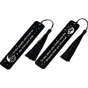 Valentine's Day Gifts for Daughter Son from Mom, Birthday Gifts for Teen Boy Girl Friends, Inspirational Bookmarks Gifts for Women Men, Teacher Appreciation Gifts Bookmark for Book Lovers Double Sided