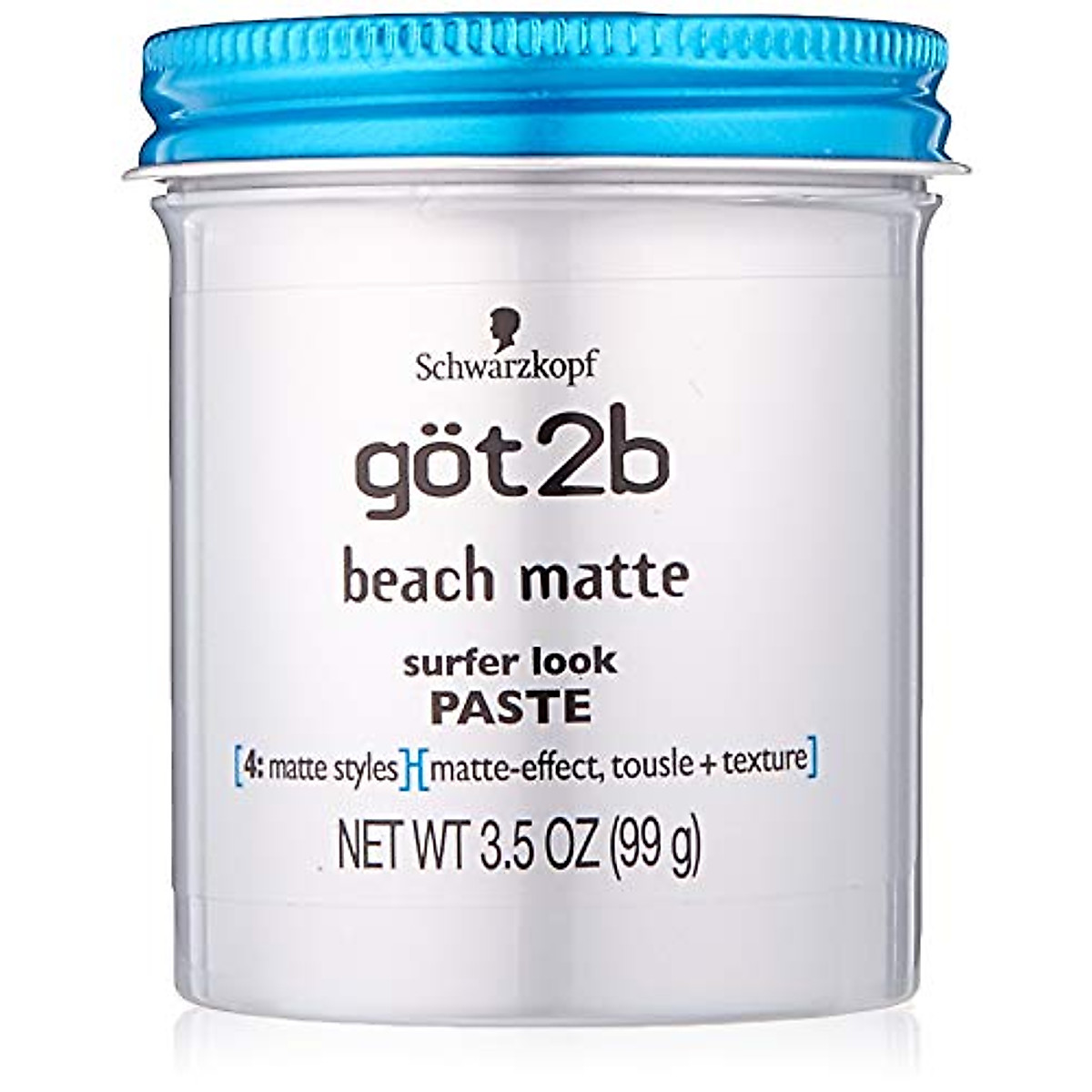 Got 2B Beach Matte Paste 3.5 Oz, (2 Pack)