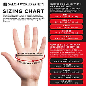 Salon World Safety Black Nitrile Disposable Gloves, 3 Boxes of 100, Size Large, 5.0 Mil - Latex Free, Textured, Food Safe