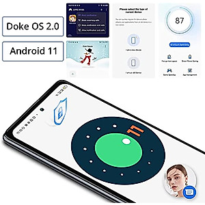 Blackview Unlocked Cell Phone, A100 Android Phone 6.67" FHD+ Punch Hole Screen, 4G Global Bands Dual Sim Unlocked Phones 6GB+128GB ROM/TF 512GB, Octa Core Processor Smartphone 12+8MP, 2.4/5G-WiFi NFC