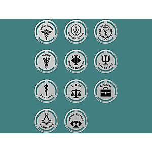 Job Career Professions 925 Sterling Silver Charm Bead For Pandora & Similar Charm Bracelets or Necklaces (Law Lawyer Judge Paralegal)