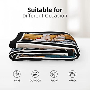 Purefly Gifts for Besties Personalized Blankets with Photos, Customized Picture Blanket for Women Girls Adult, Personalized Throw Blankets Gifts for Best Friend Birthday Christmas (style6)