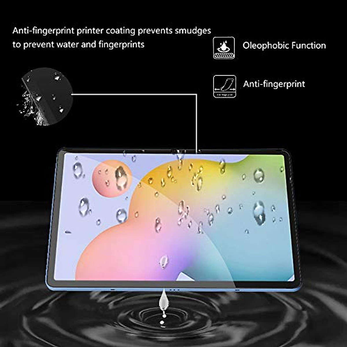 SOATUTO Screen Protector For Samsung Galaxy Tab S9/ Tab S8/ Tab S7 11 inch 9H Tempered Glass Film Compatible with S Pen, Anti-Scratches and Case Friendly HD Clear for Galaxy Tablet S9/S8/S7 (1 Pcs)