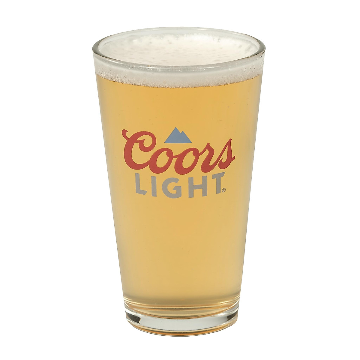 LORD'S ROCKS Coors Light 16oz Pint Glass - Set of 4 Authentically Licensed Compatible