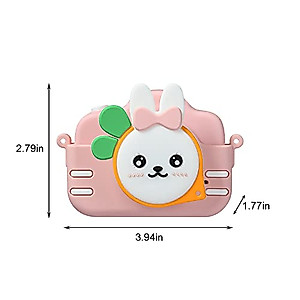 Yrmaups Children's Camera Mini Children's Gift Camera, Front and Rear Dual 2000W HD Camera