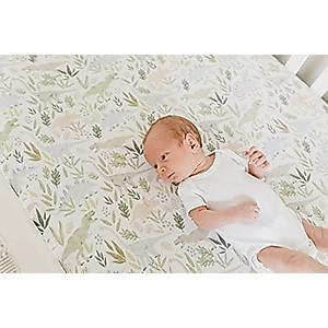 Premium Fitted Knit Crib Sheet/Toddler Sheet Rex by Copper Pearl