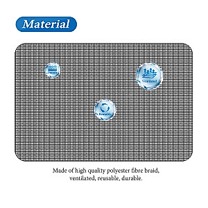 CoastaCloud Air Conditioner Covers for Outside Units, Full Mesh Central Air Conditioner Cover, All Seasons AC Leaf Guard Cover for Outdoor, 31.5" x 31.5" x 35.4" / 80 x 80 x 90cm, Black