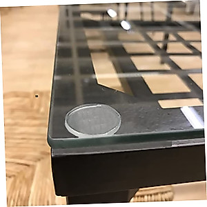 Cabilock 30pcs Gasket Furniture Protectors Leg Protectors for Chairs Table Leg Pads Bumper Protective Pads Furniture Protect Pads Furniture Gripper Clear Desk Protector Transparent Rubber