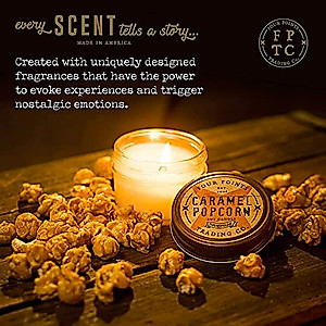 Library Scented Candle - 100% Soy Aromatherapy Candle - Perfect Book Lovers Gift Ideas for Birthday, Anniversary, Christmas, New Year, House Warming and More - Four Points Trading Co. - 4oz
