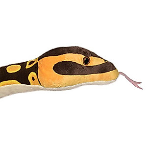 Wild Republic Snakes, Snake Plush, Stuffed Animal, Plush Toy, Gifts for Kids, Ball Python, 54"