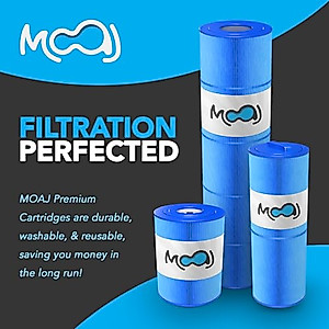 MOAJ Premium Pool Filter Replaces Hayward C1200, CX1200RE, PA120, PA120-M, Filbur FC-1293, C-8412, Clearwater II ProClean 125, PCCF-125, 817-0125 | 23 1/4" x 8 15/16" | 120 SQ FT | Asepsis-Infused
