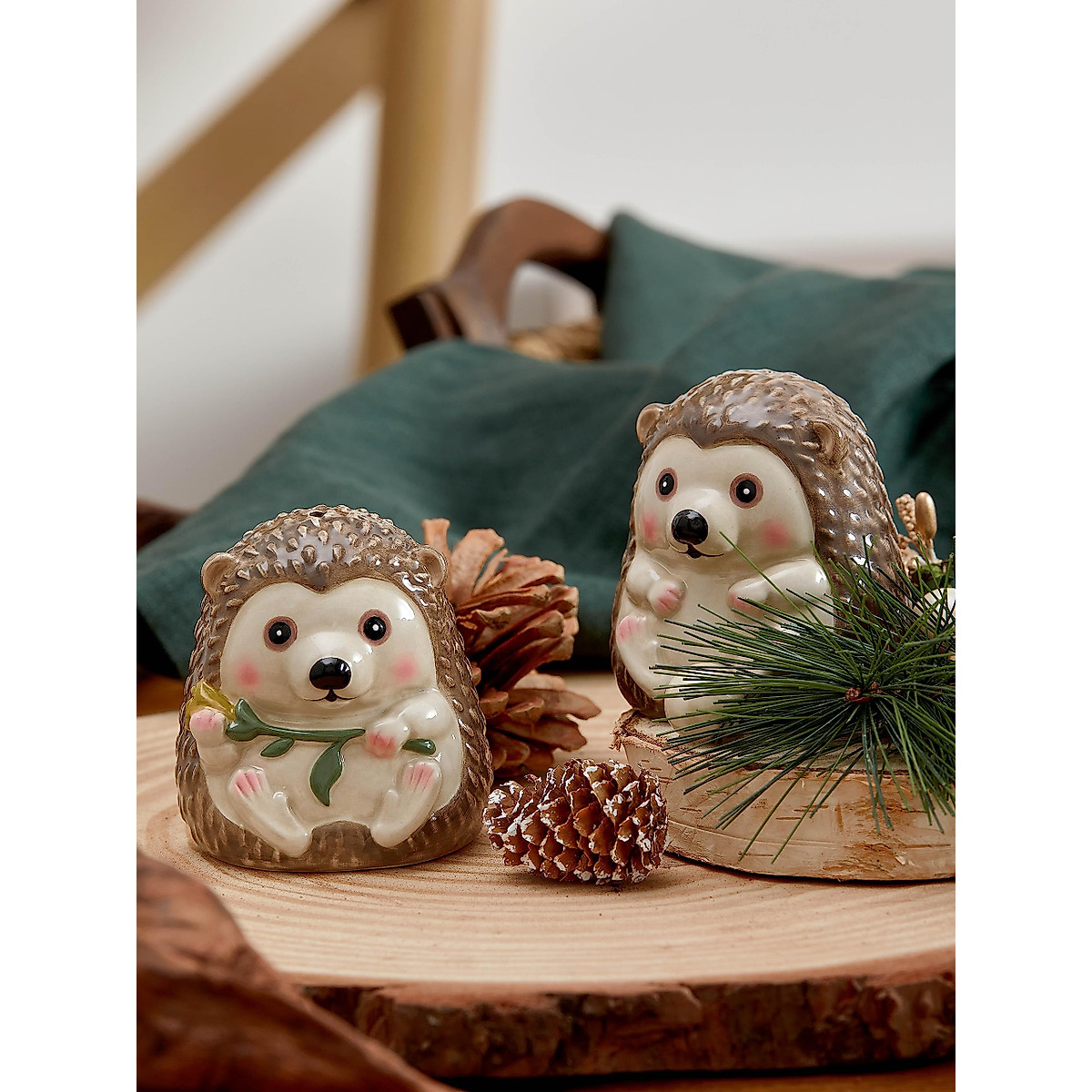 Bico Hedgehog Salt & Pepper Shaker Set, Dishwasher Safe