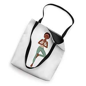Yoga / Meditation - African American Woman Tote Bag