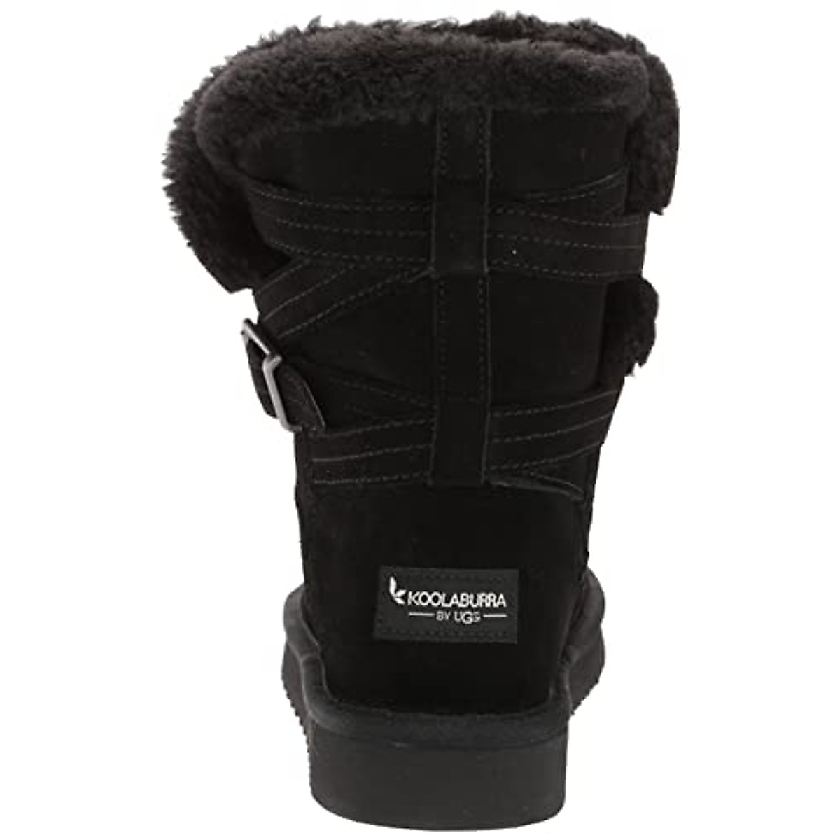 Koolaburra by UGG Women's Delene Short Boot, Black, Size 10