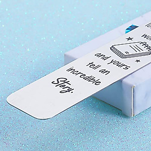 Inspirational Coworker Gifts for Women Men Friends Graduation Birthday Gift for Her Him Daughter Son Mothers Day Gifts for Mom Dad Teacher Appreciation Gifts for Women Men Bookmark for Teacher Student