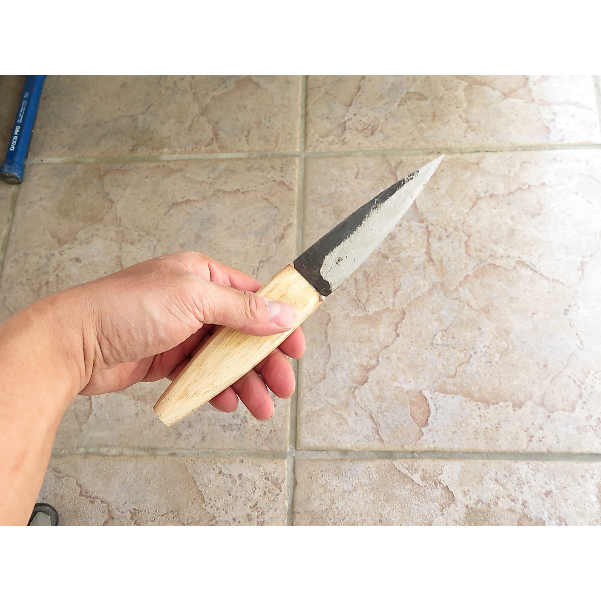 Crude - 3.5 Inch Asian Paring Knife - Carbon Steel - Thin, Light, SHARP !