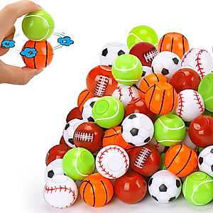 30 PCS Fidget Spinner Balls kids Party Favors Birthday Supplies Goodie Bag Stuffers Classroom Treasure Box Carnival Prizes Bulk Return Gifts Treat Pinata Fillers Mini Stuff Toddler Boy Girl Halloween