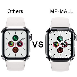 MP-MALL 6 Pack Screen Protector Designed for Apple Watch 40mm Series 6 5 4 and Apple Watch SE 40mm Flexible TPU Film Bubble-Free for iWatch 4 5 6 SE 40mm