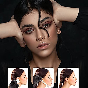 Aumeo 140PCS Stainless Steel Body Piercing Kit 14G 16G 20G Piercing Needles Belly Button Rings Tongue Tragus Cartilage Helix Daith Rook Earring Lip Eyebrow Nose Rings Body Jewelry Tool