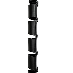 Desk Tray Add-on - CTA Desk Add-on Bundle with Keyboard Tray, Desk Organizer, Heavy-Duty Metal Keyboard, Mouse Tray, Organizer Tray Compartments, and Cable Routing Column (PC-DAB) - Black