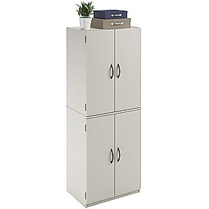 Mainstays Storage Cabinet, White Stipple