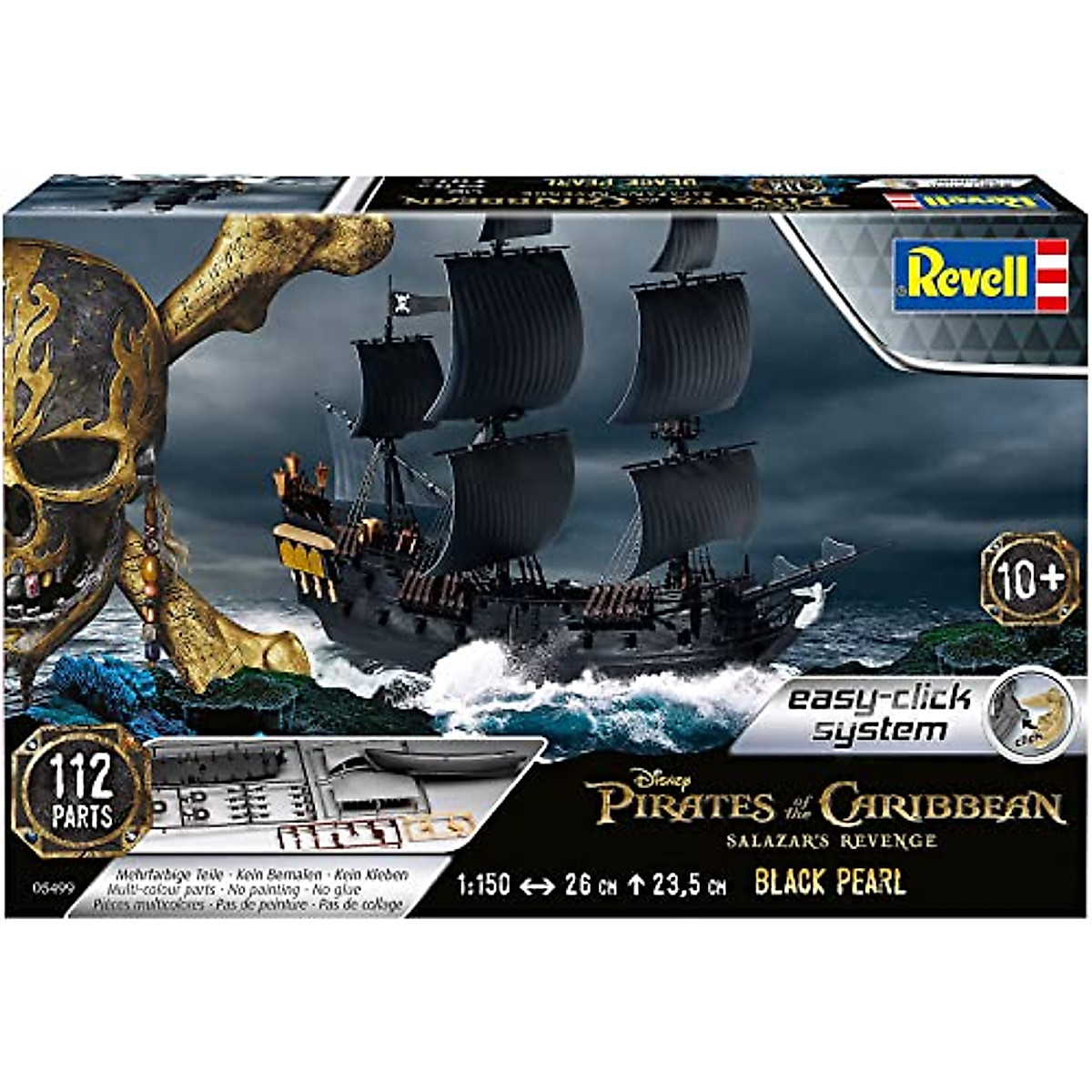 Revell 05499 - Pirates of The Caribbean - The Black Pearl 1: 150 Scale