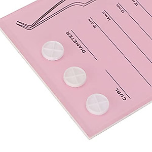 3 in 1 Eyelash Extension Tray, 7-15mm Acrylic False Lash Tray Eyelash Extension Holder Eyelashes Display Strip Lash Pallet with Magnetic Suction Holes for Eyelash Training Institutions