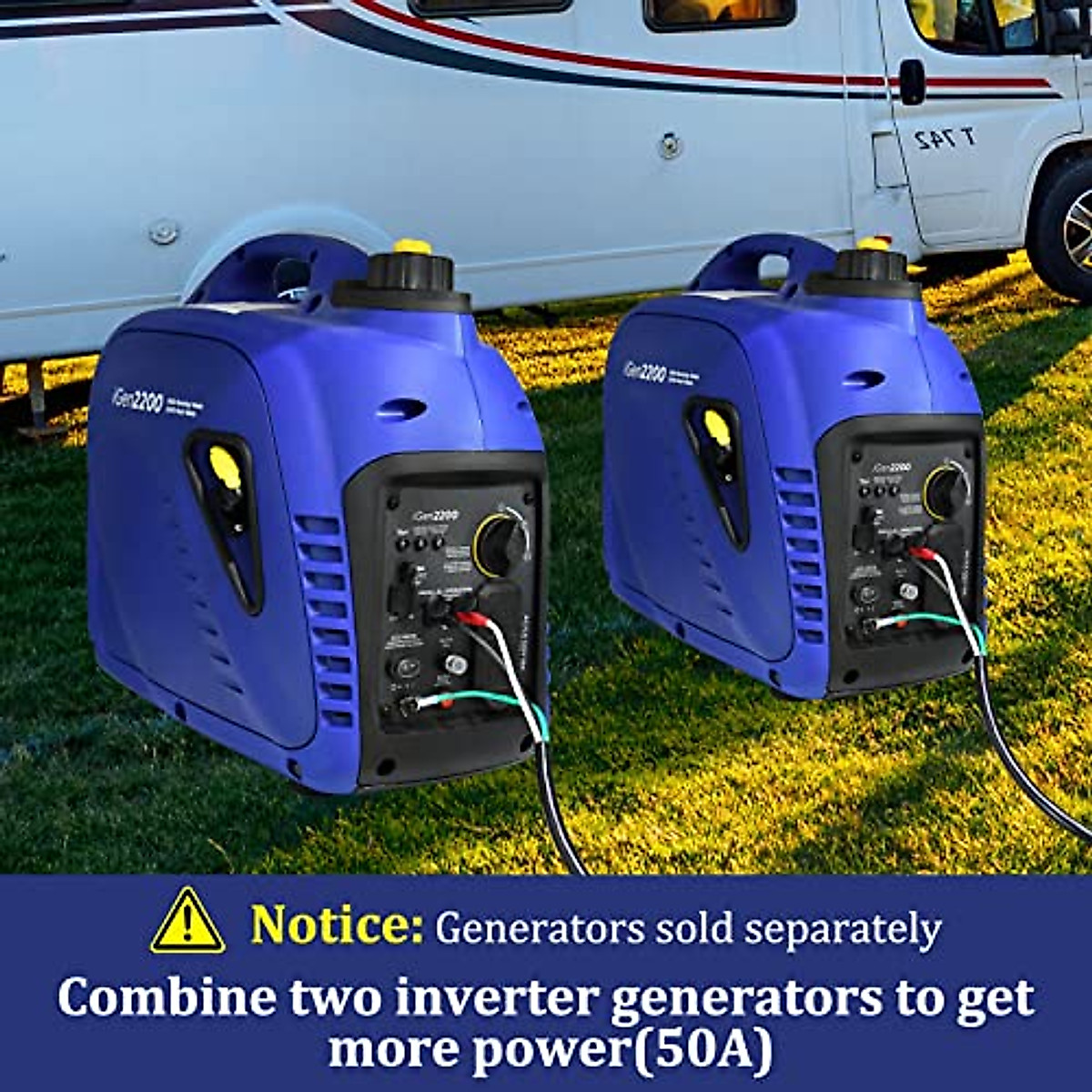 Gsuwhan 50 Amp Inverter Generator Parallel Cord, Compatible with Westinghouse Inverter Generator, 50A