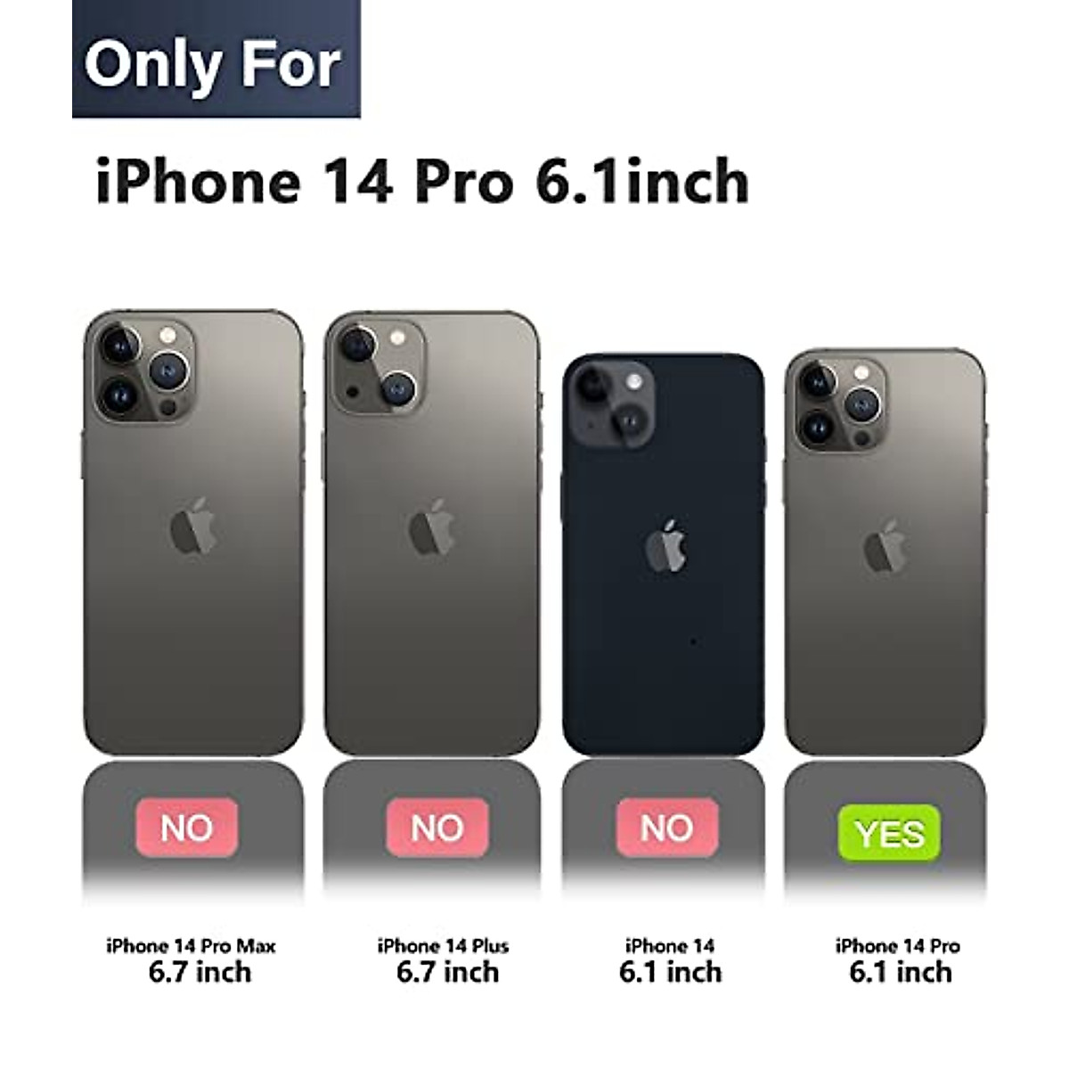 Guirble Design for iPhone 14 Pro Waterproof Case,Phone Case for iPhone 14 Pro with Screen Protector,Protective Case for iPhone 14 Pro 6.1''(Turquoise)