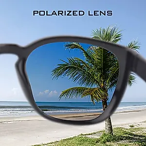 KastKing Tazlina Polarized Sport Sunglasses for Men and Women, Gloss Black Frame, Smoke Lens