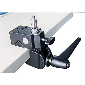 PHOCUS Multi-Function Super Clamp with Standard Stud for Photography Studio Video Camera Lighting