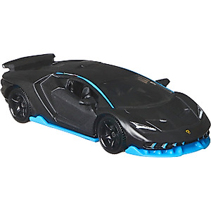 Matchbox Cars 6-Pack, Set of 6 Toy Vehicles in 1:64 Scale, Trunks, Hoods or Doors Open & Close: Porsche, Lamborghini, BMW, Datsun & Pagani